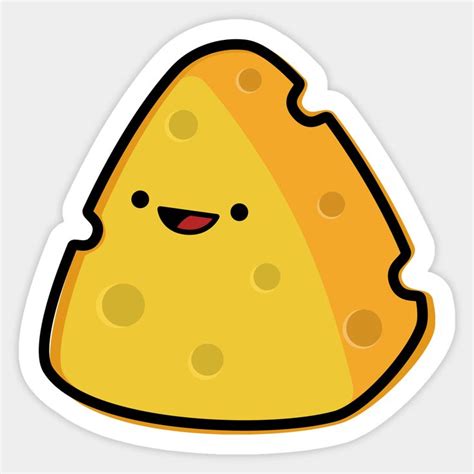 Cute Cheese Sticker Cheese Cartoon Cute Cheese Design