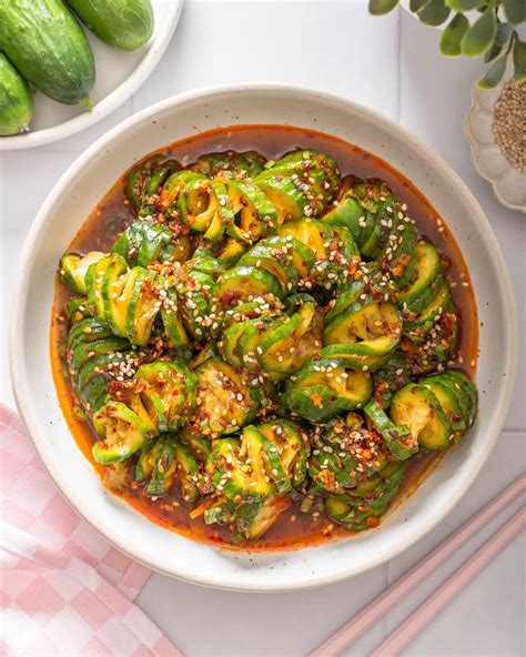 Easy 15 Minute Spicy Asian Cucumber Salad Takes Two Eggs