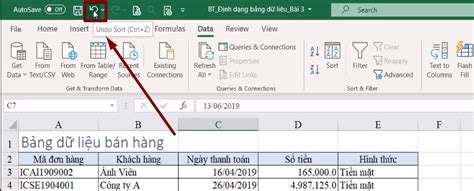 Cách Dùng Chức Năng Sắp Xếp Dữ Liệu Sort Trong Excel