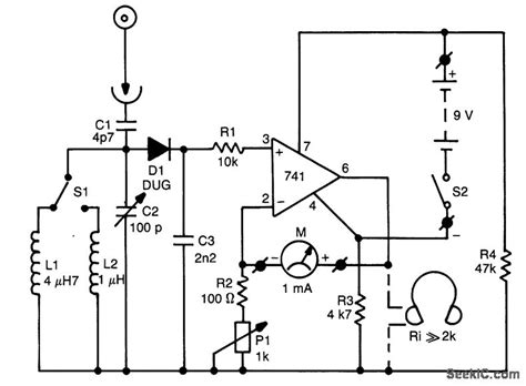 Signalstrengthmeter Measuringandtestcircuit Circuit Diagram