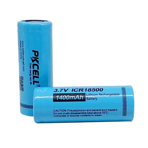 Bulk Icr 18500 Size 3.7v 1900mah 2000mah Rechargeable Lithium Ion Li ...