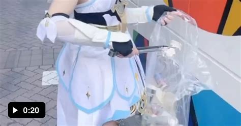 Aether Crossdressing As Lumine Gag