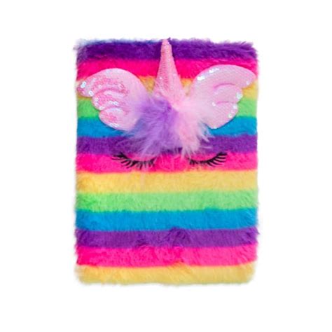 Fluffy Unicorn Rainbow Notebook Readers Warehouse