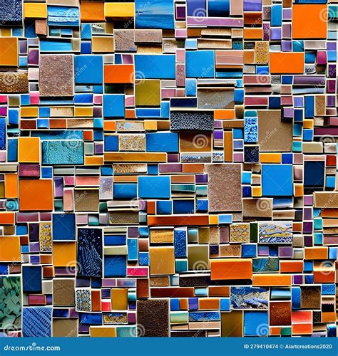 1566 Abstract Mosaic Tiles A Visually Captivating Background Featuring Abstract Mosaic Tiles In
