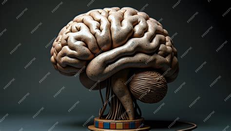 Realistic 3d Rendering Of Fusion Brain Computer Artificial Intelligence