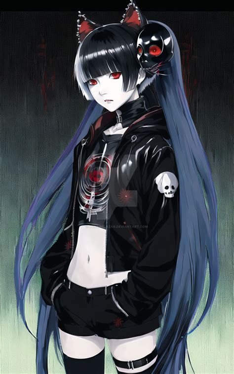 Anime Demon Girl V1 By Punkerlazar On Deviantart