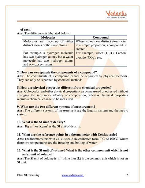 Solution Cbse Class 11 Chemistry Chapter 1 Some Basic Concepts Of
