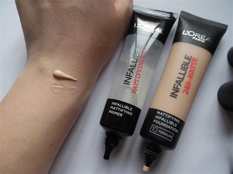 Perfect Fixations Loreal Infallible Matte Primer And Foundation Review