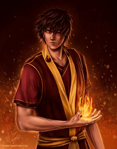 Zuko Fan Art By Myself Thelastairbender