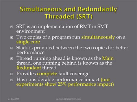 Ppt Speculative Instruction Validation For Performance Reliability Trade Off Powerpoint