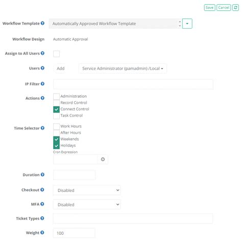 Auto Approved Workflows