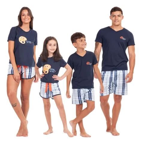 Kit Pijama Ver O Fam Lia Oferta Pai M E Filha Ou Filho Frete Gr Tis