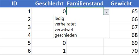 Dropdown Liste In Excel Erstellen Björn Walther