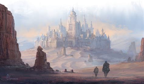 Desert City Fantasy Art Angels Dark Fantasy Art Urban Fantasy Art
