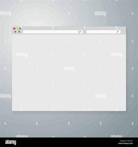 Vector Illustration Of The Browser Window Stock Vector Image Art Alamy