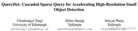 Querydet论文解析（2022 Cvpr Oral Paper） Csdn博客