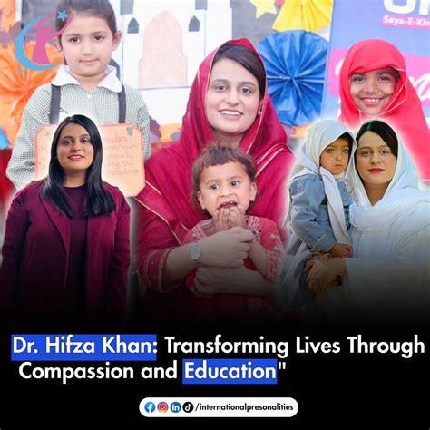 International Personalities On Linkedin Dr Hifza Khan Where