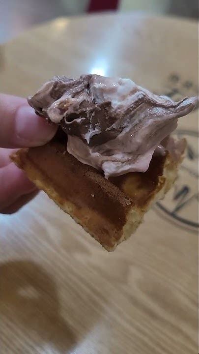 와플에 아이스크림 환상적인 궁합 Youtube