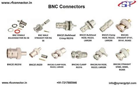 Bnc Connectors Female 300 MHz At Rs 100 Piece In New Delhi ID 2853702705048