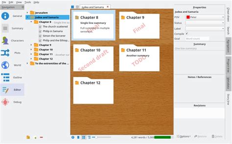 Install Manuskript On Linux Snap Store