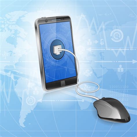 Premium Vector Mobile Computing Concept