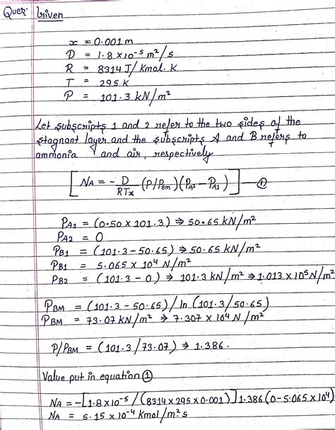 [solved] ammonia gas is diffusing at a constant rate through a layer of