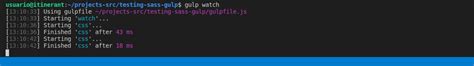 una forma de trabajar sass con gulp