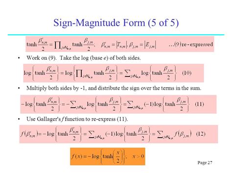Reduced Complexity Ldpc Decoder Min Sum Algorithm L Ppt Video