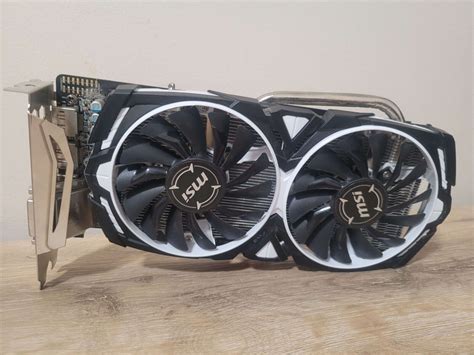 Used Msi Amd Rx Radeon Armor Gb Gddr Oc Gaming Graphics Card Ubb Threads