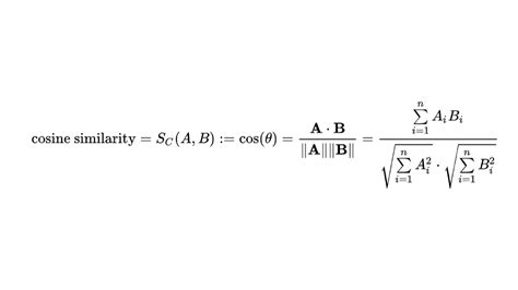 how to calculate cosine similarity in python