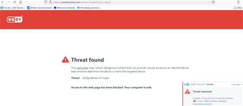 S Spy Banker Iv False Positive Or True Malware Finding And Cleaning Eset Security Forum