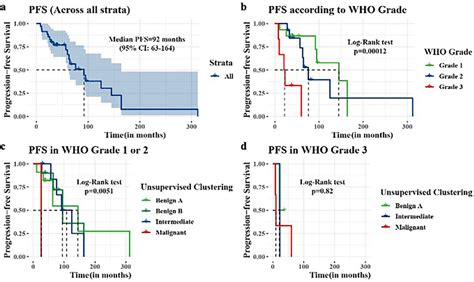 Kaplanmeier Analysis Showing A Pfs Across All Strata B Pfs According