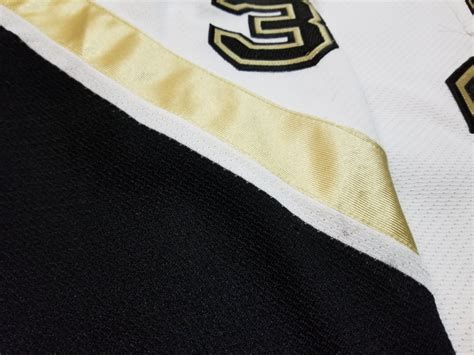 Js Aubin 0203 White Pittsburgh Penguins Game Worn Jersey