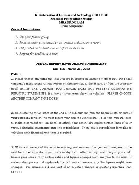 fm group assignment pdf