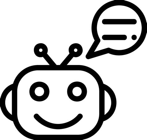 Chatbot Line Icon 28548294 Vector Art At Vecteezy