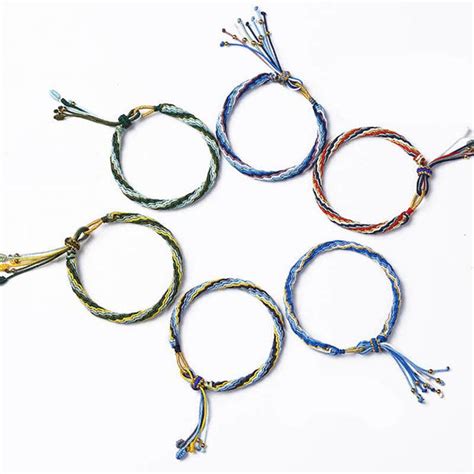 Reincarnation Knot Luck String Protection Braid Bracelet Buddhastoneshop