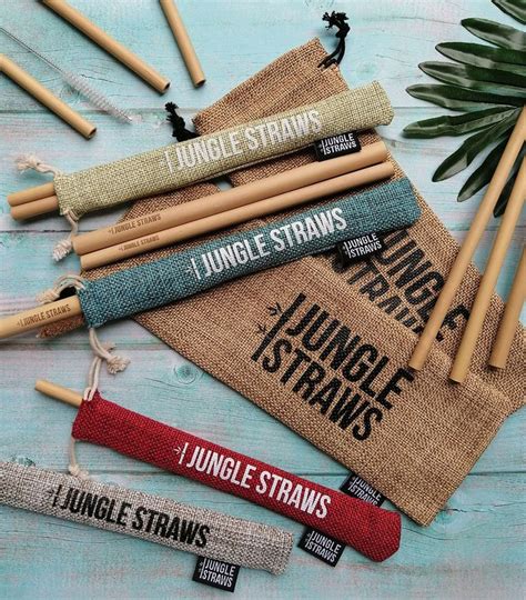 Eco Friendly Bamboo Straws Jungle Straws