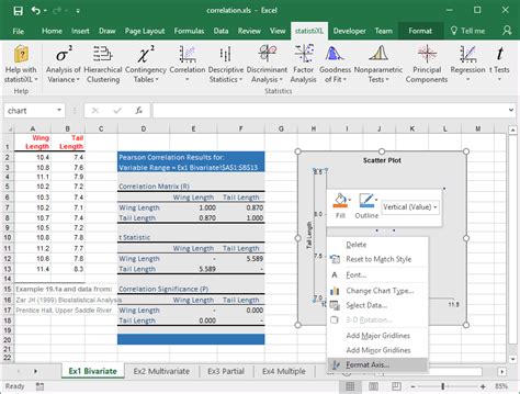 Excel Statistical Analysis