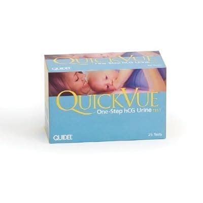 Buy QuickVue One Step HCG Urine Pregnancy Tests TEST PREG HCG QUICKVUE URINE CASS 25BX 25