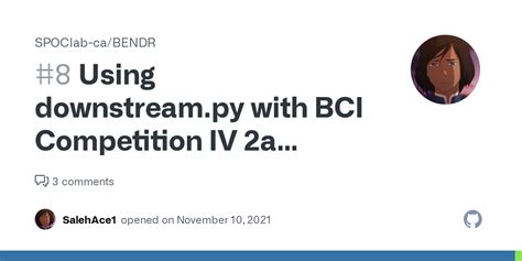 Using Downstream Py With BCI Competition IV A Dataset Issue SPOClab Ca BENDR GitHub
