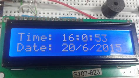 Microcontroller Based Digital Clock With Alarm Circuit Diagram