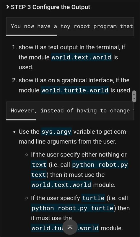 Solved I Have A Toy Robot Code And These Are The Chegg Com