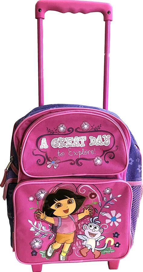 Dora The Explorer Small Rolling Backpack 12 A Great Day To Explore