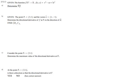 solved [15] 2 given the function f r2 r f x y x2−xy 3y2