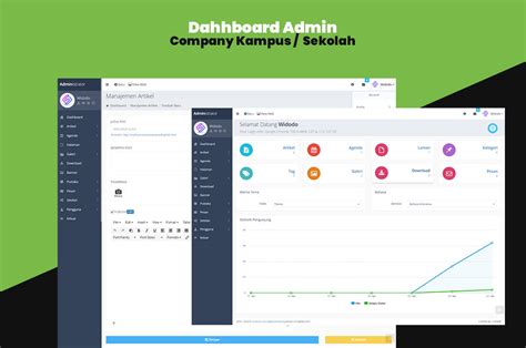 Web Kampus Sekolah Responsive Siap Pakai Support PHP