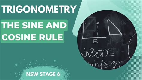 Sine And Cosine Rule Problems With Worked Example Youtube