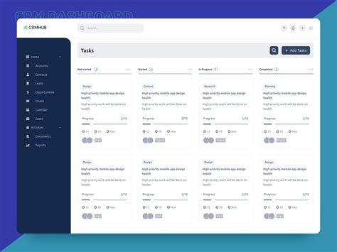 Saas Task Management Dashboard Design Behance