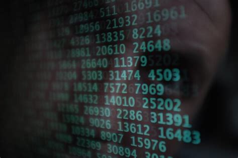 Premium Photo Double Exposure Of Man With Binary Codes