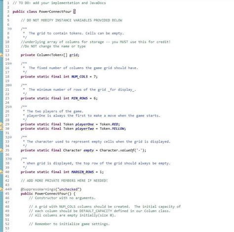 Own 1 To Do Add Your Implementation And Javadocs