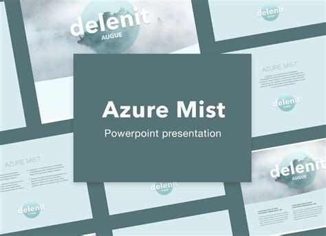 azure mist powerpoint presentation template presentation template 70545